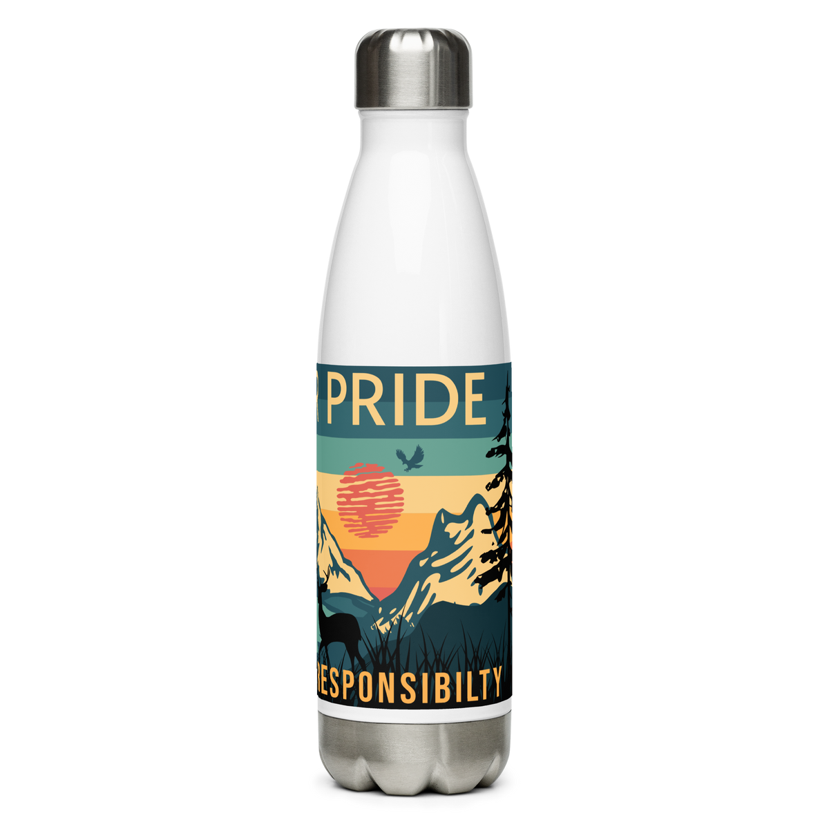 Trailblazer™ Collection Stainless Steel Water Bottle || Hunter Pride